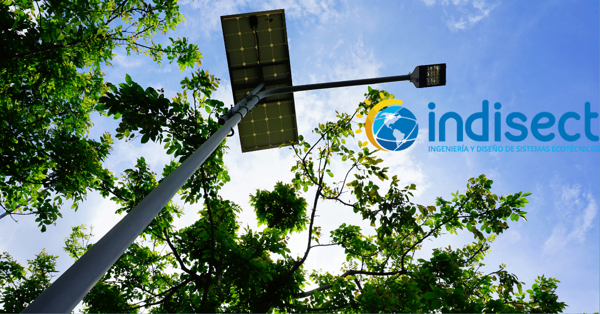 Alumbrado publico solar lamparas led para exteriores - INDISECT